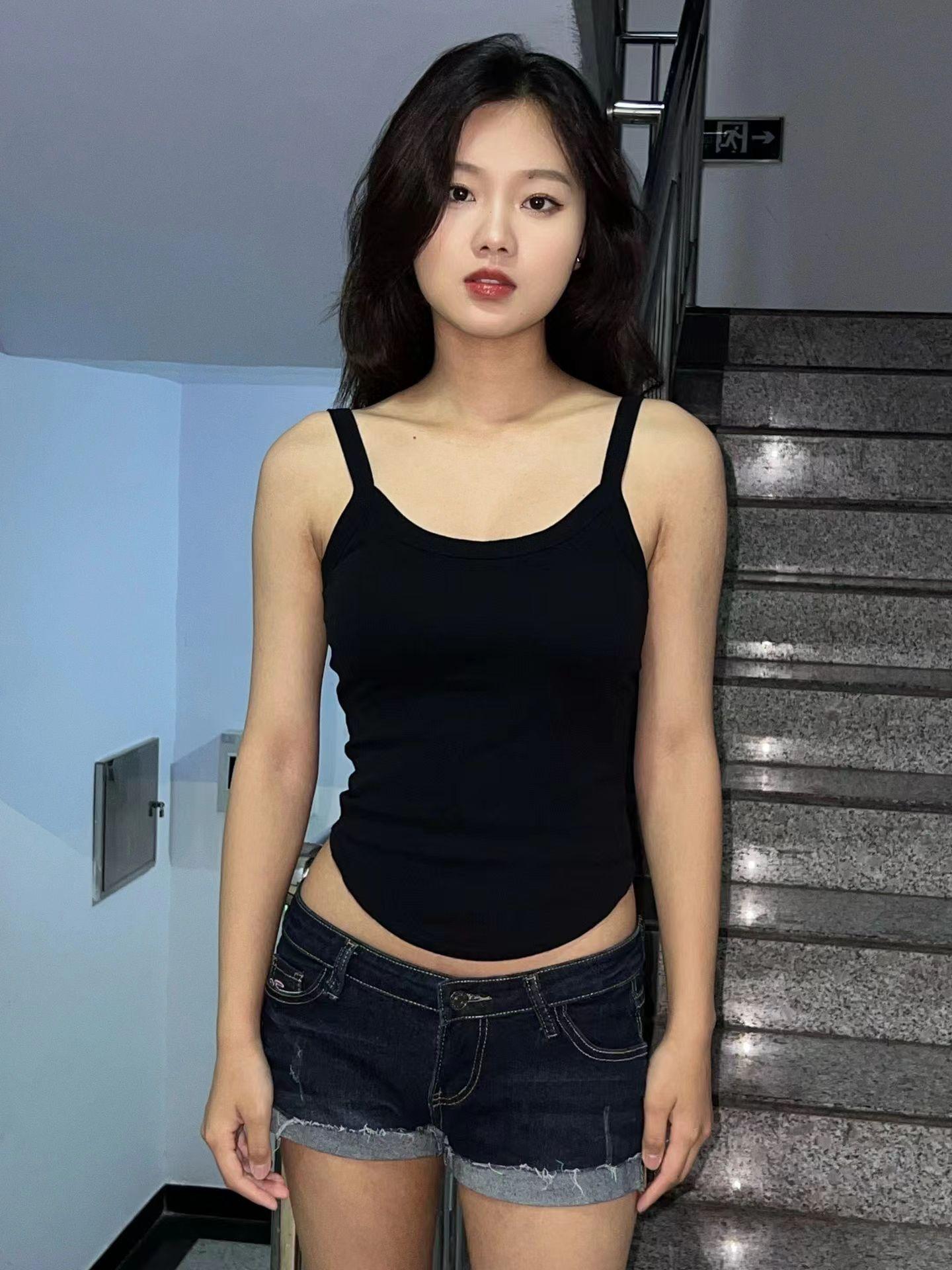 Niche Clothing 美式低腰牛仔超短裤女紧身显瘦弹力性感辣妹热裤-Taobao