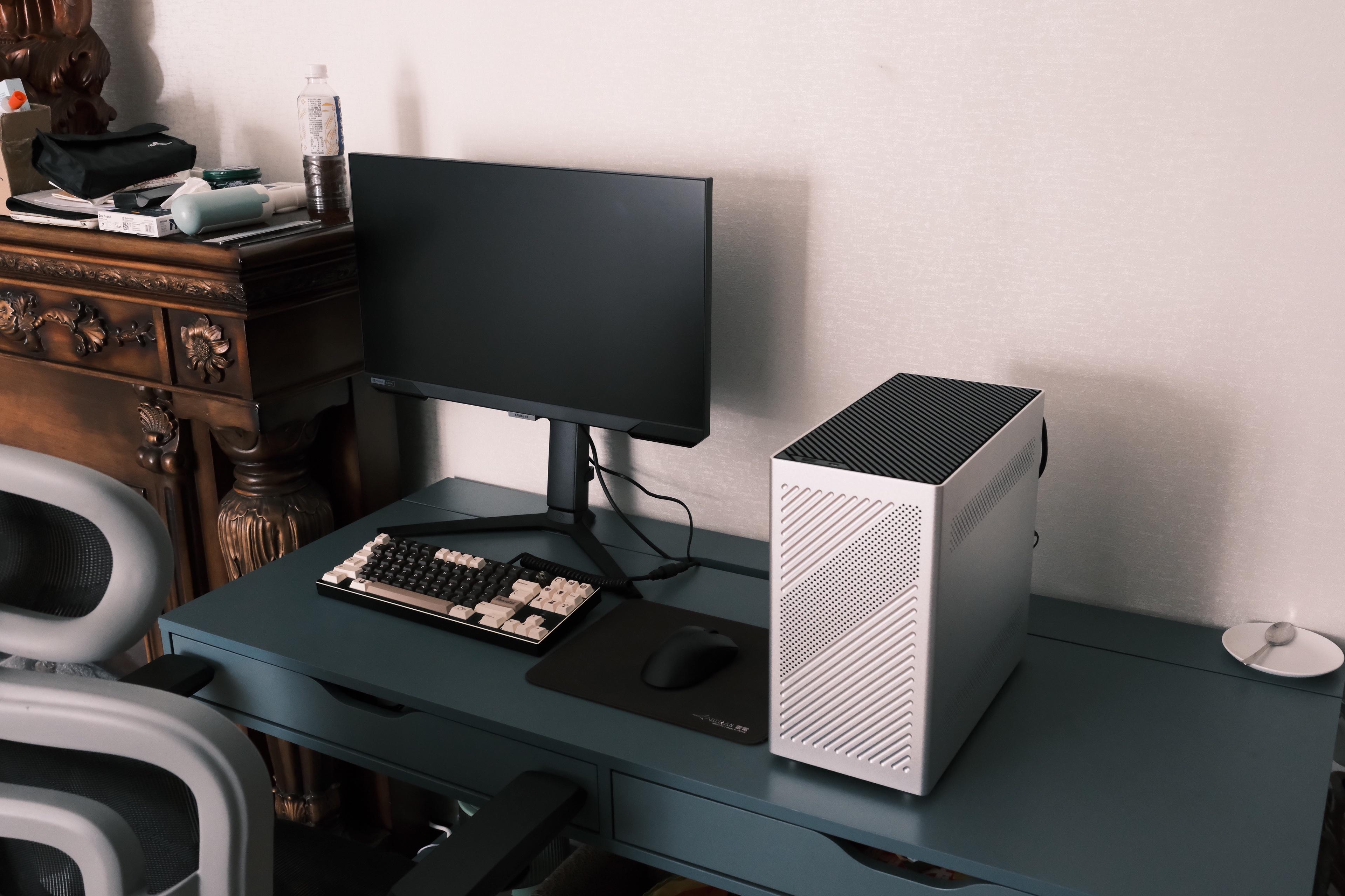 COOJ 宰相Z18侧透版 MATX铝合金一体成型外壳直插水冷ITX电脑机箱-Taobao