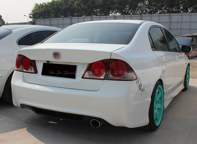 Suitable for Honda Civic Siming modified FD2TYPE-R rear bumper Siming ...