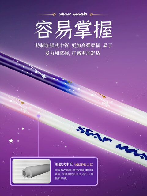 Weichen Star Wish Badminton Racket All Carbon Professional Competition ...
