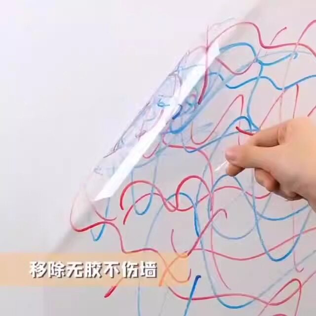 Latex paint wall transparent protective film static electricity does ...
