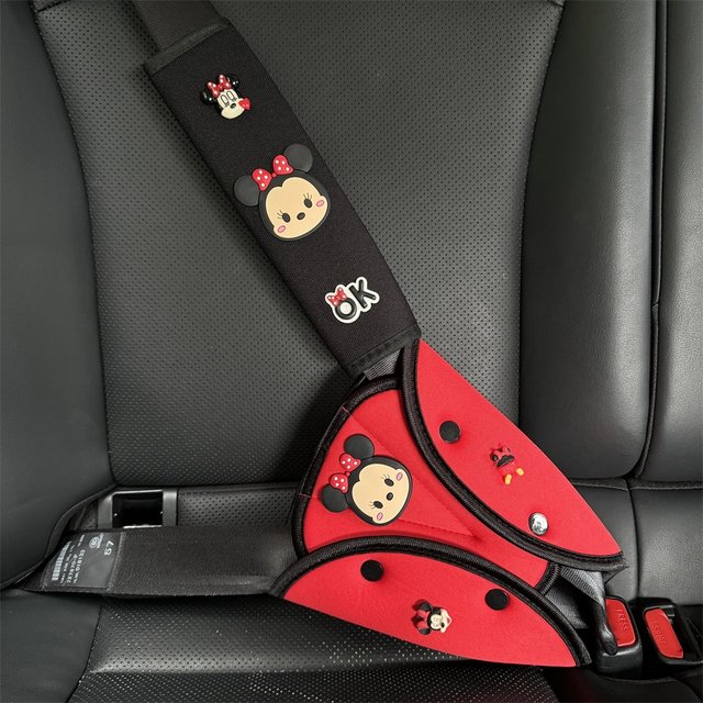Child safety belt protective cover adjustment retainer cute cartoon ...