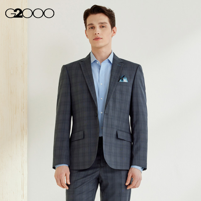 G2000 men's 2024 mall, the same machine washing the flat neckline format suit suit suit