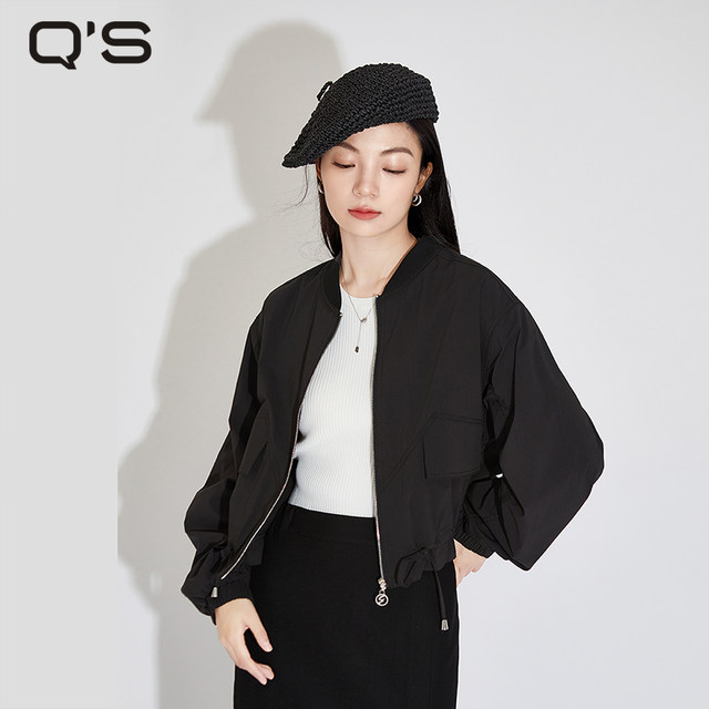 Guoxi spring and autumn new solid color casual jacket loose outdoor style sports short top