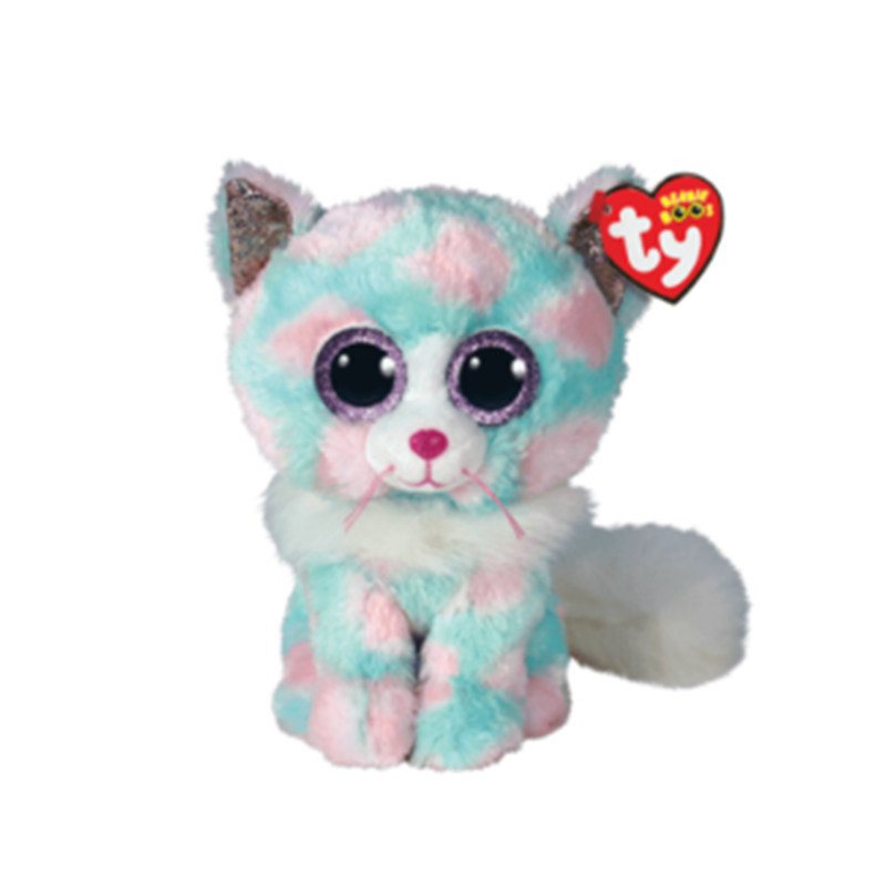 Genuine Ty plush doll, cute kitten doll, big-eyed pea girl, birthday ...