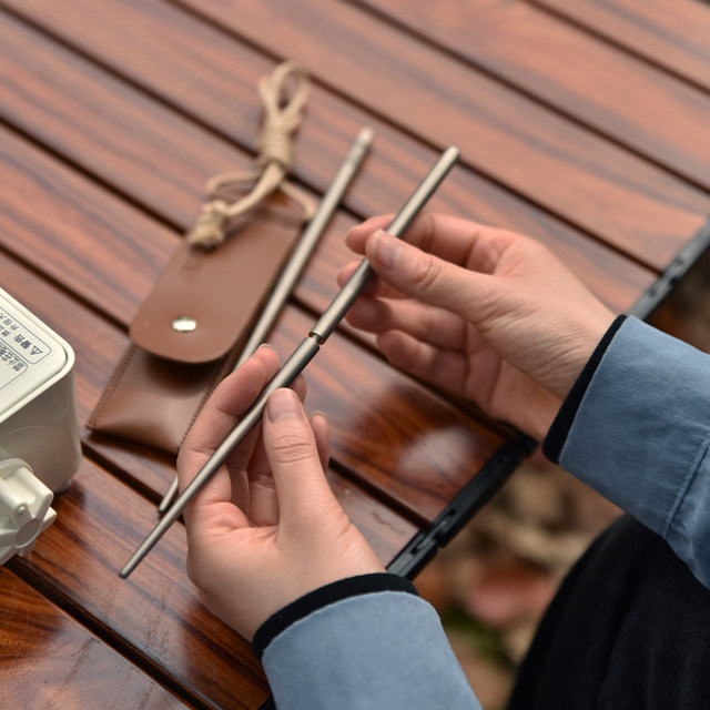 LTHW Luteng high-end healthy lightweight pure titanium chopsticks ...