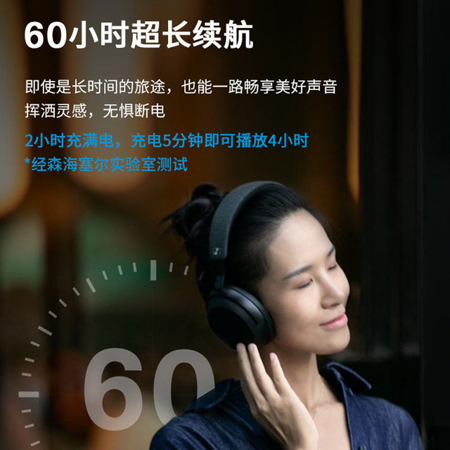 Sennheiser MOMENTUM4 big steamed bun fourth generation head-mounted ...