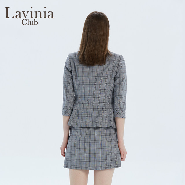 Lavinia Club Lavinia New Pin, a short -bucking short Bluege suit workplace j13W22S