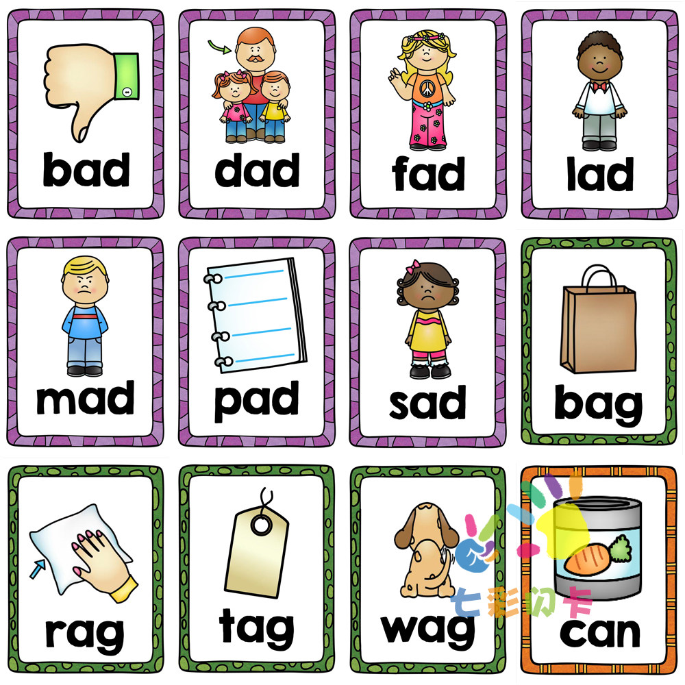 English natural spelling Úvod cvc word flash card | nástroje pro výuku ...