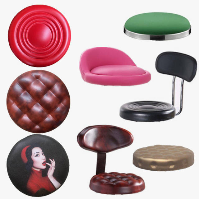 Bar stool seat accessories Beauty stool surface Round sponge cushion ...