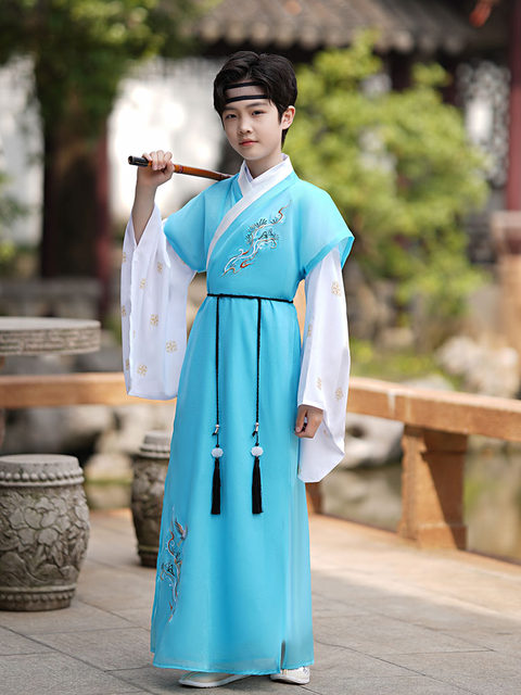 Boys Han and Tang costumes Spring and Autumn New ancient costumes ...