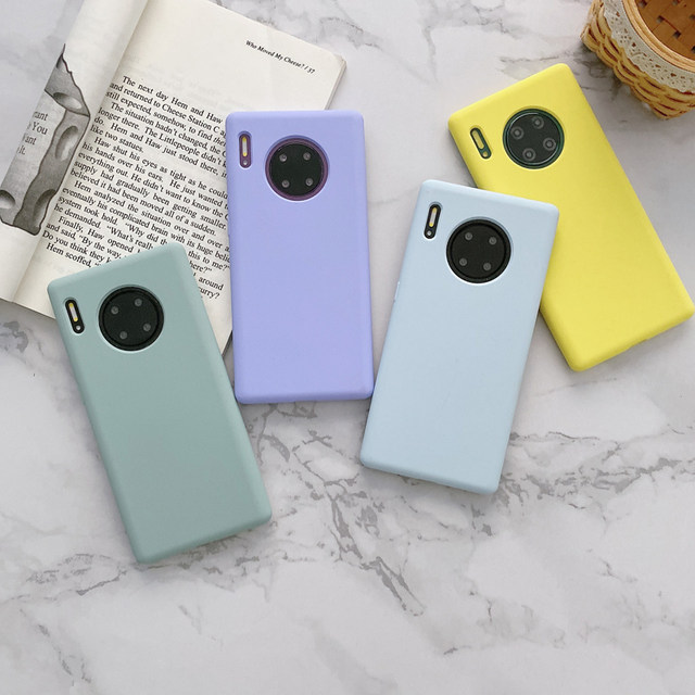 Suitable for Huawei Mate40 mobile phone case P50 Honor 60 solid color Honor 70 liquid silicone ...