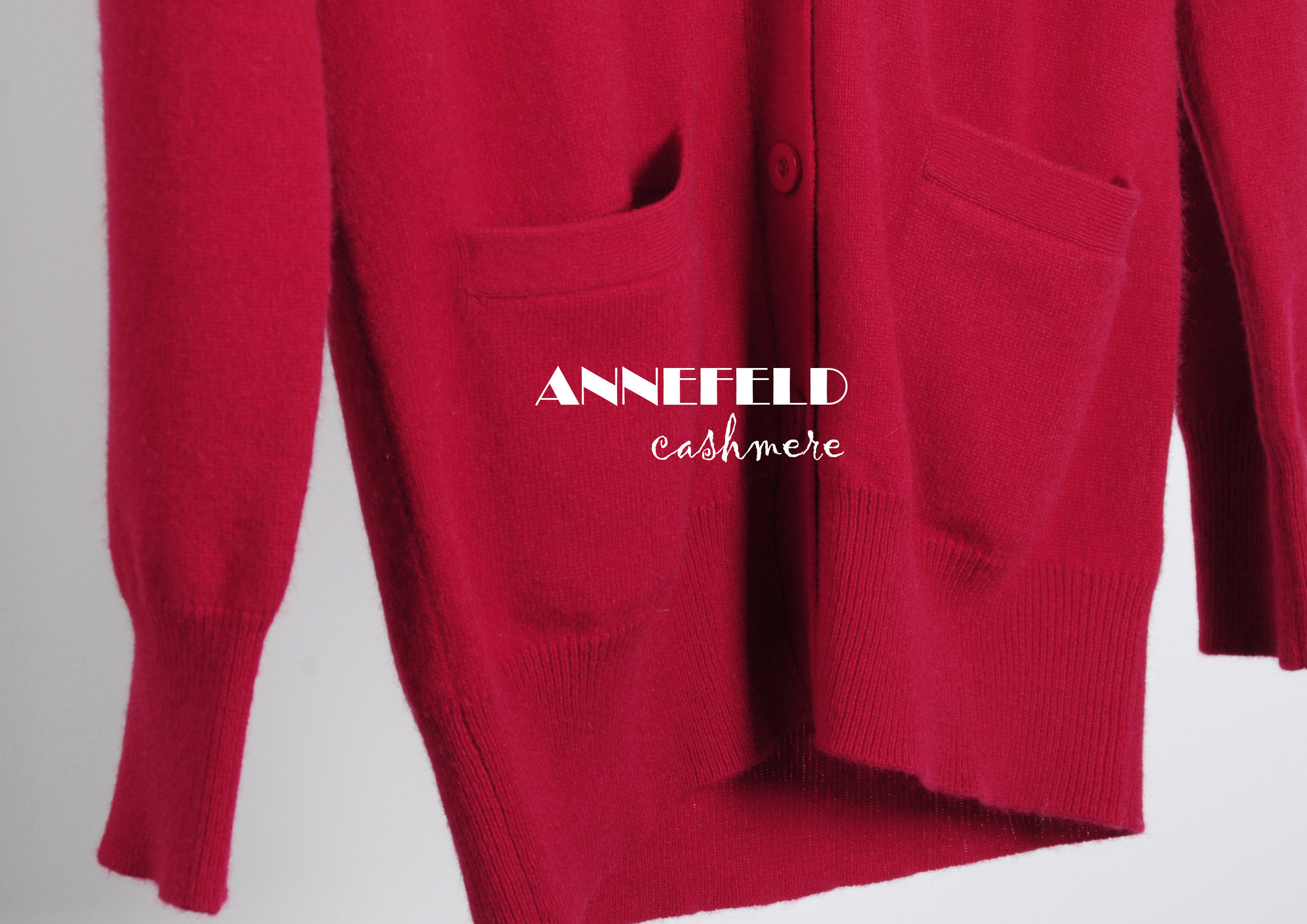 Foreign trade factory direct sales women's mid-length pure cashmere ...