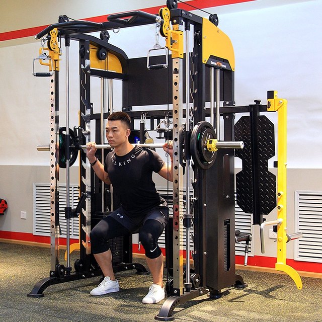 Smith machine multifunctional comprehensive training equipment sports ...