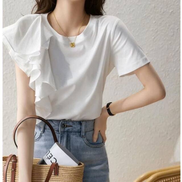 Short-Sleeved T-Shirt Niche Design Women's Clothing 2025 New Trendy ...