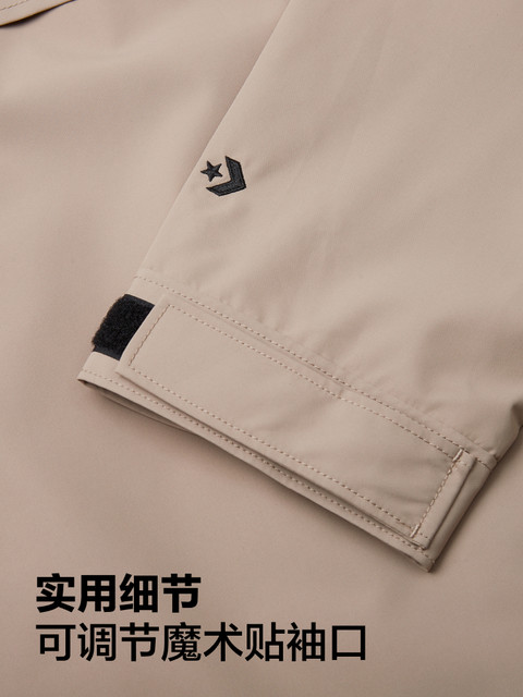 CONVERSE official spring jacket men's waterproof retro hooded work ...