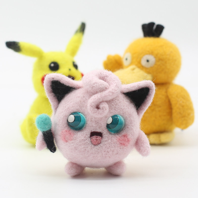 Komplet za izradu Pikachu & Keda Duck od vune - Mali rajčica
