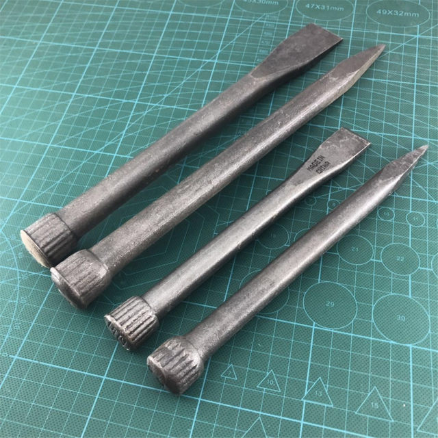 Chisel high carbon steel drill forged chisel tool super hard stone ...