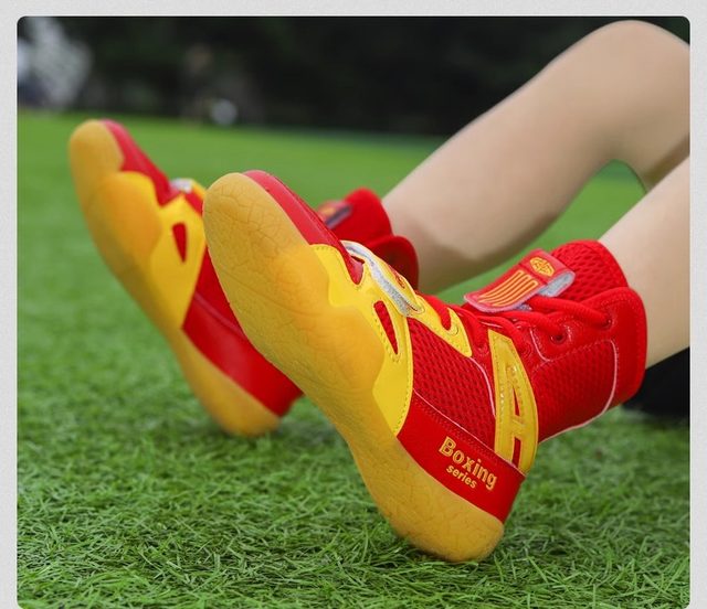 Boxing shoes for men and women, squats, deadlifts, Sanda fighting ...