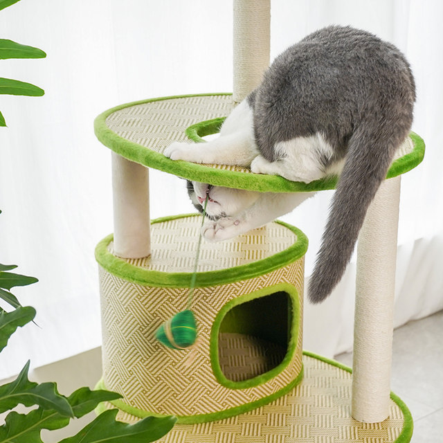 zeze cat climbing frame, cat nest, cat tree, one-piece cat scratching ...