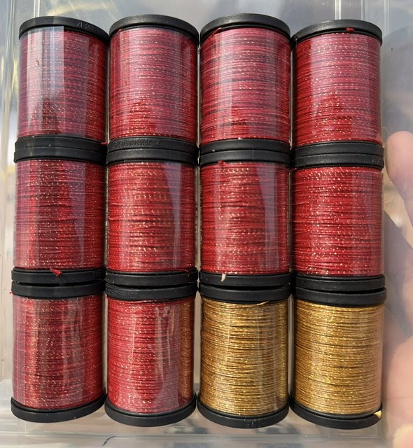 高 Rope hand -made 0.3 high -gloss round wax thread sprinkled golden ...