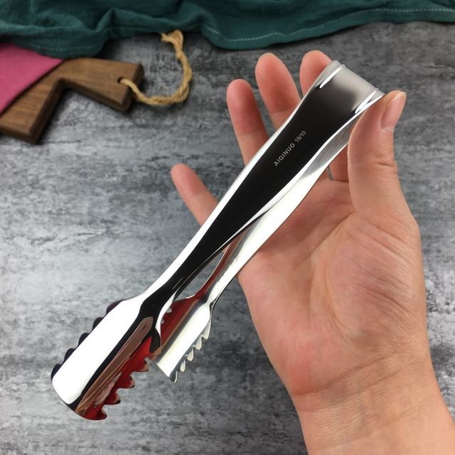 High-end 304 stainless steel ice clips, thickened sugar cube food clips ...