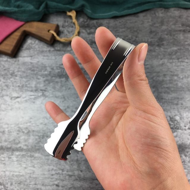 High-end 304 stainless steel ice clips, thickened sugar cube food clips ...