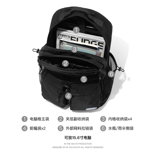 New Japanese college style junior high school student schoolbag female ...