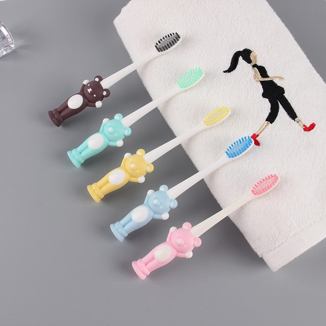 Children's soft-bristled toothbrush 6-12 student toothbrush cartoon ...