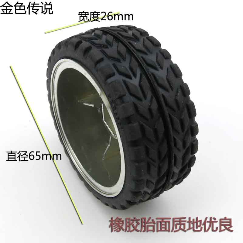 Ruota Esagonale con Foro da 65mm Golden Legend - Pneumatico per Robot ...