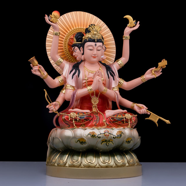 Doumu Xingjun statue resin white marble painted Doumu Xingjun Doumu ...