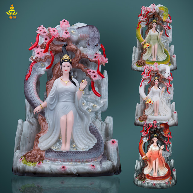 Han Baiyu Snake Family Lady Statue Statue Spirit Snake Green Snake ...