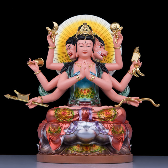 Doumu Xingjun statue resin white marble painted Doumu Xingjun Doumu ...