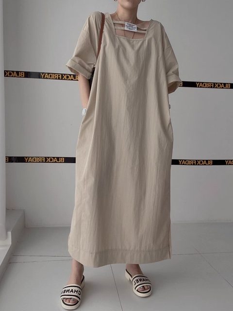 South Korea Dongdaemun Chic summer niche French design sense two sides ...