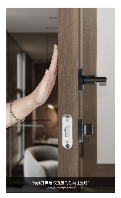 Kabei hidden door lock indoor bedroom room door lock invisible single ...