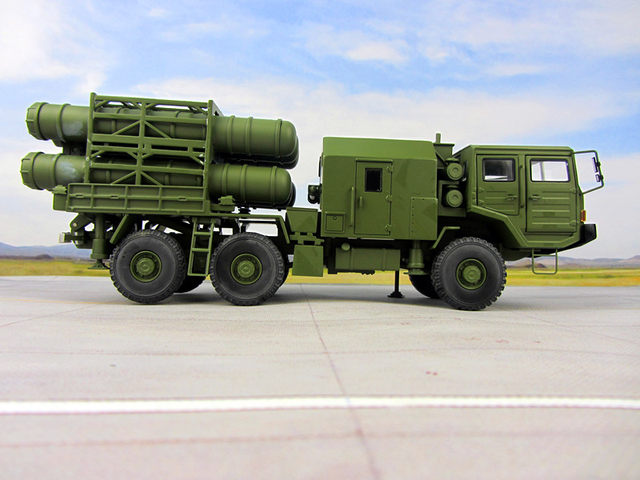 1:30 Land-based Hongqi 16A anti-aircraft missile launcher alloy model ...