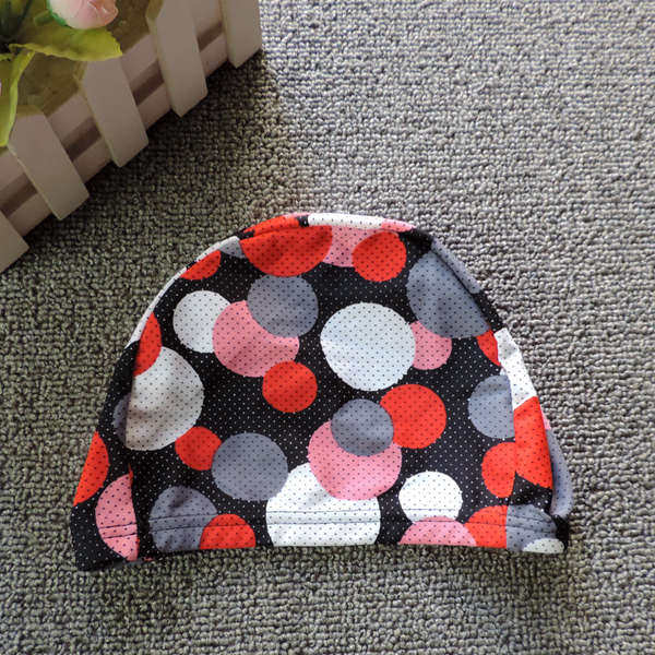 Swimming caps for men and women adults, colored cloth swim caps for ...
