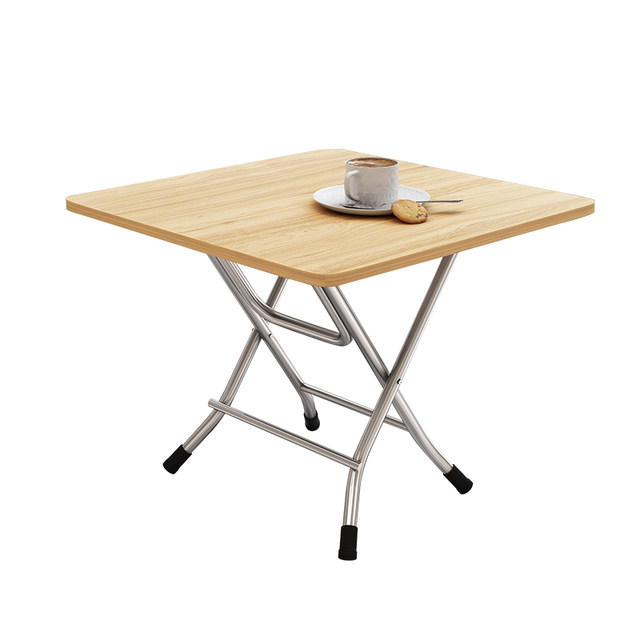 Table folding table Household dining table Simple rental house Foldable ...