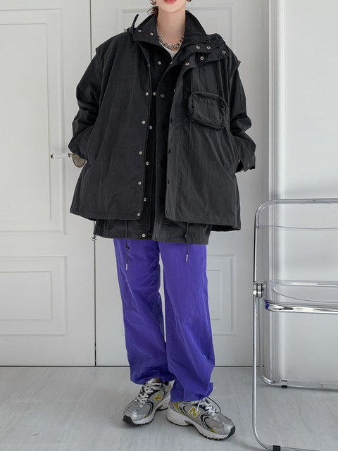 Dongdaemun Korea purchasing men's vest jacket hooded cardigan three ...