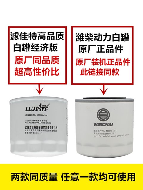 1000984794 Oil Filter Element Weichengrui Power Original Wp2.1Wp3.7 ...