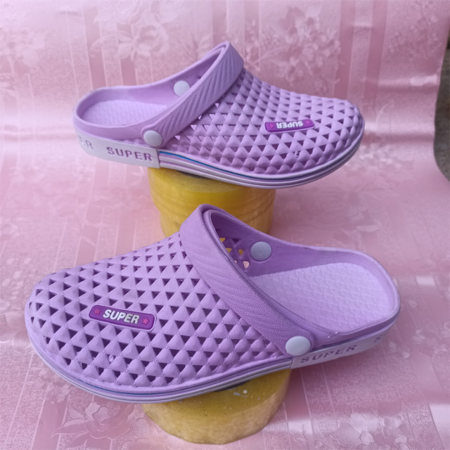 Women's sandals dual-purpose bag-toe mesh breathable medium heel soft ...