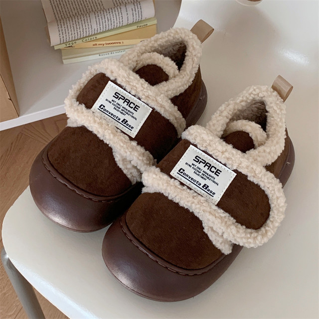 Fine Korean version of the retro INS Creative Merry Stick Shoes Winter ...
