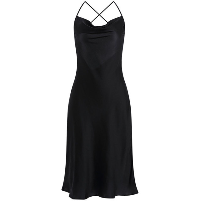 Sexy pajamas for women in summer with swing collar, pure lust, ice silk ...