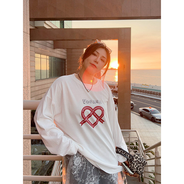 Vogana Cannes House Large -size Original Korean Skills, Casual Loose ...