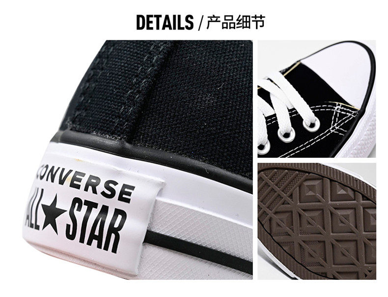 Converse Converse Classic Canvas Shoes Men and Women Low-top Student ...