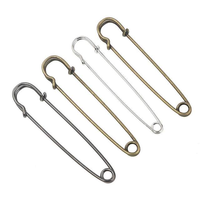 Strong big pin large retro pin clothing versatile diy buckle pin brooch ...
