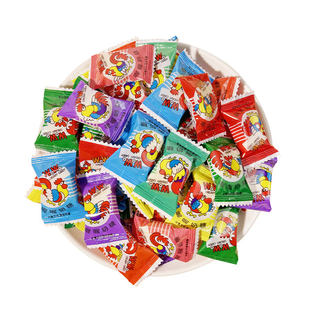 WOWO Wow Milk Candy Bulk Big Rooster Milk Flavor Wedding Candy Soft ...