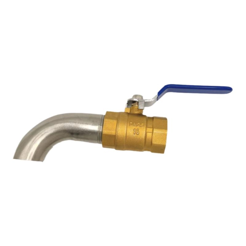 Noodle bucket stainless steel drain valve 300wog faucet