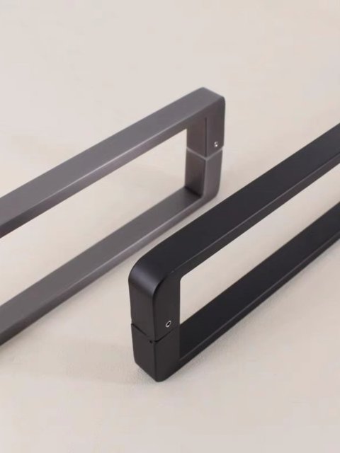 Minimal 304 stainless steel shower room 300 -hole glass partition black ...