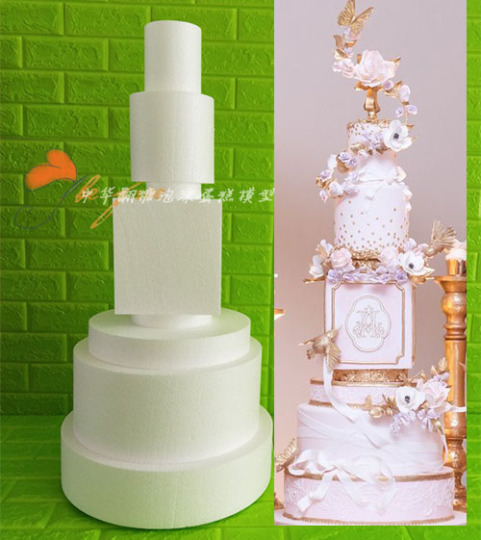Butterfly Bird Theme Foam Cake Model for Wedding Set-Up